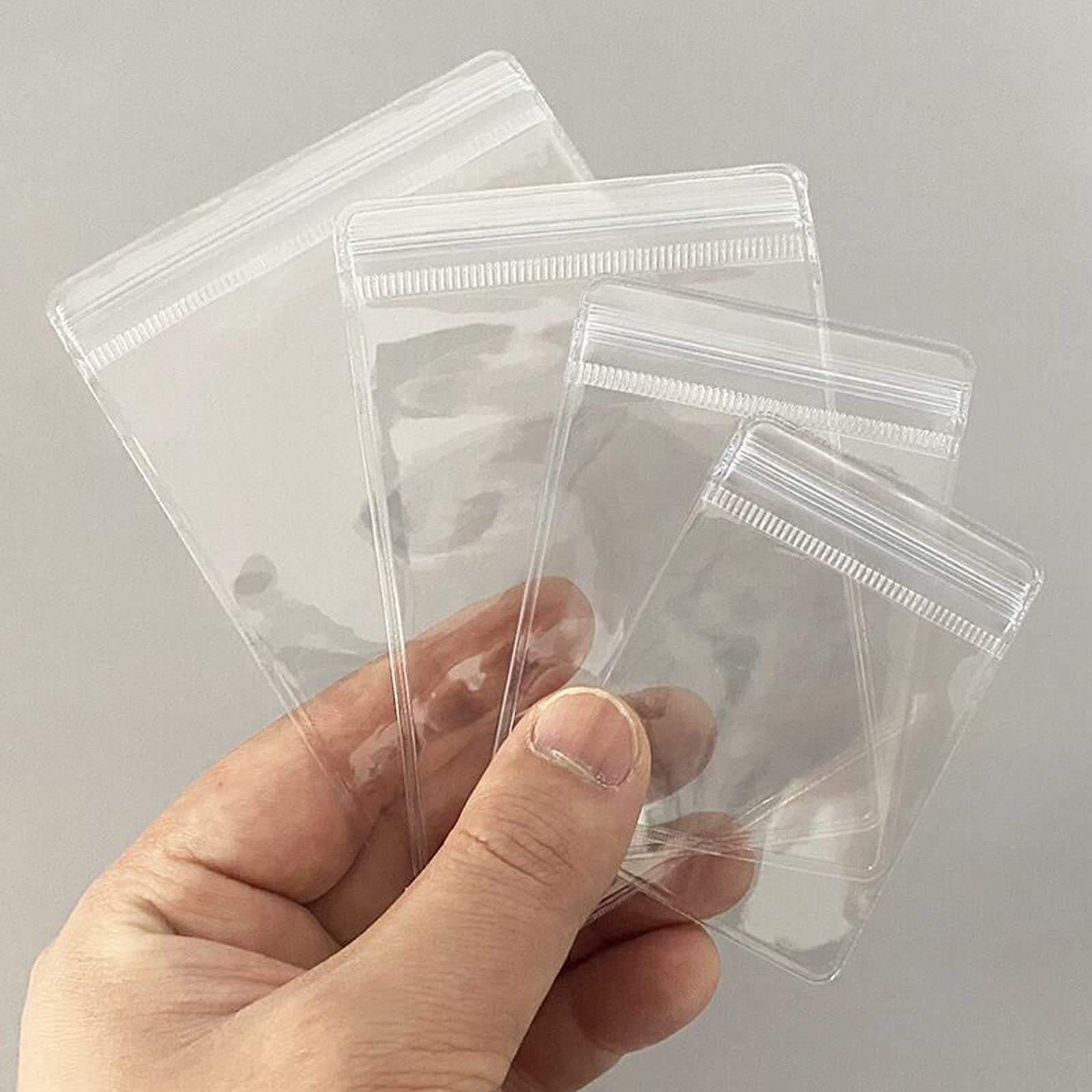 Clear PVC Jewelry Anti-oxidation Self Seal Bags Plastic Jade Pearl ...