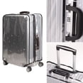 Clear PVC Luggage Protector Cover for Suitcase Dustproof-Transparent ...