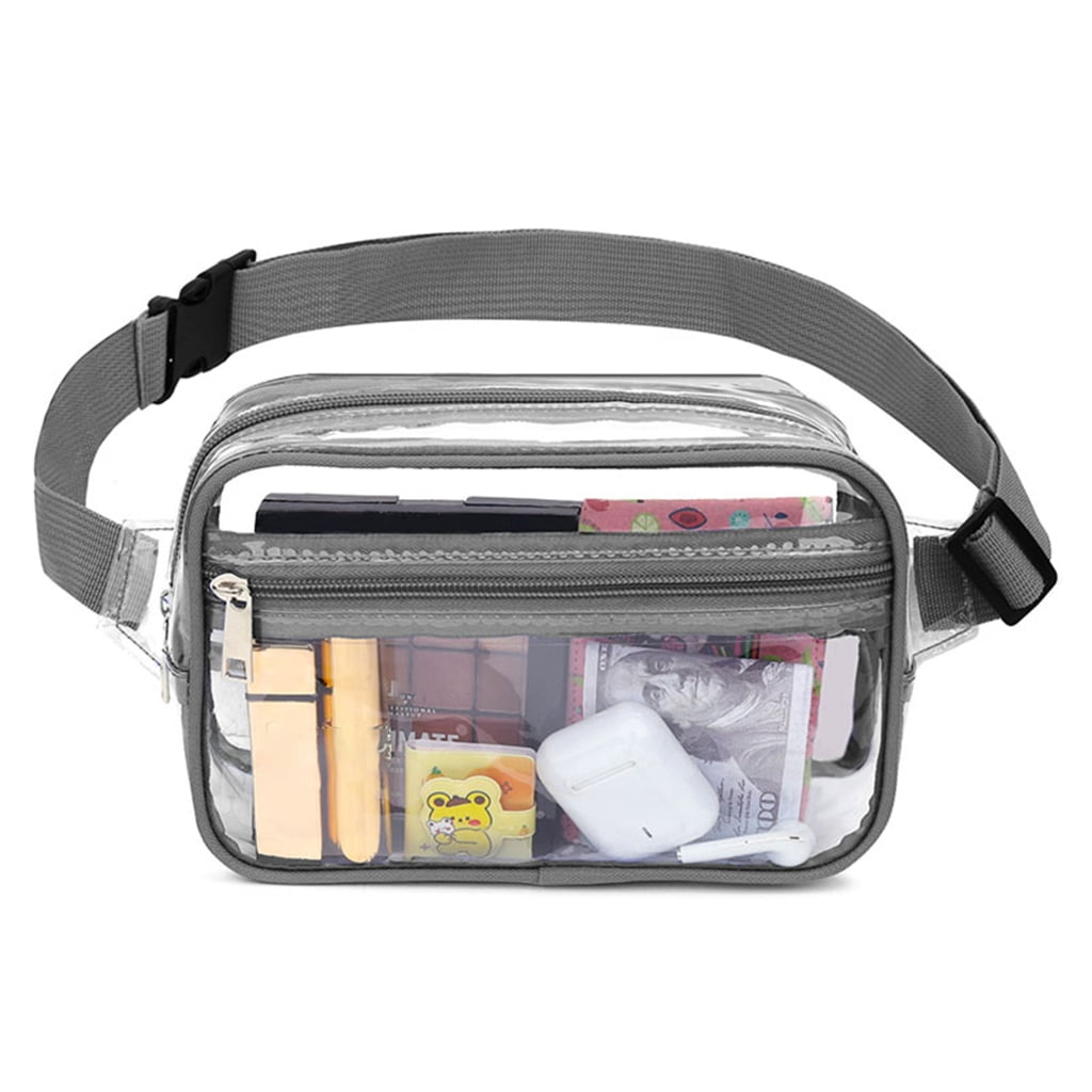 Clear PVC Purse Transparent Beach Bag Crossbody Purse Waist Bag Concert ...