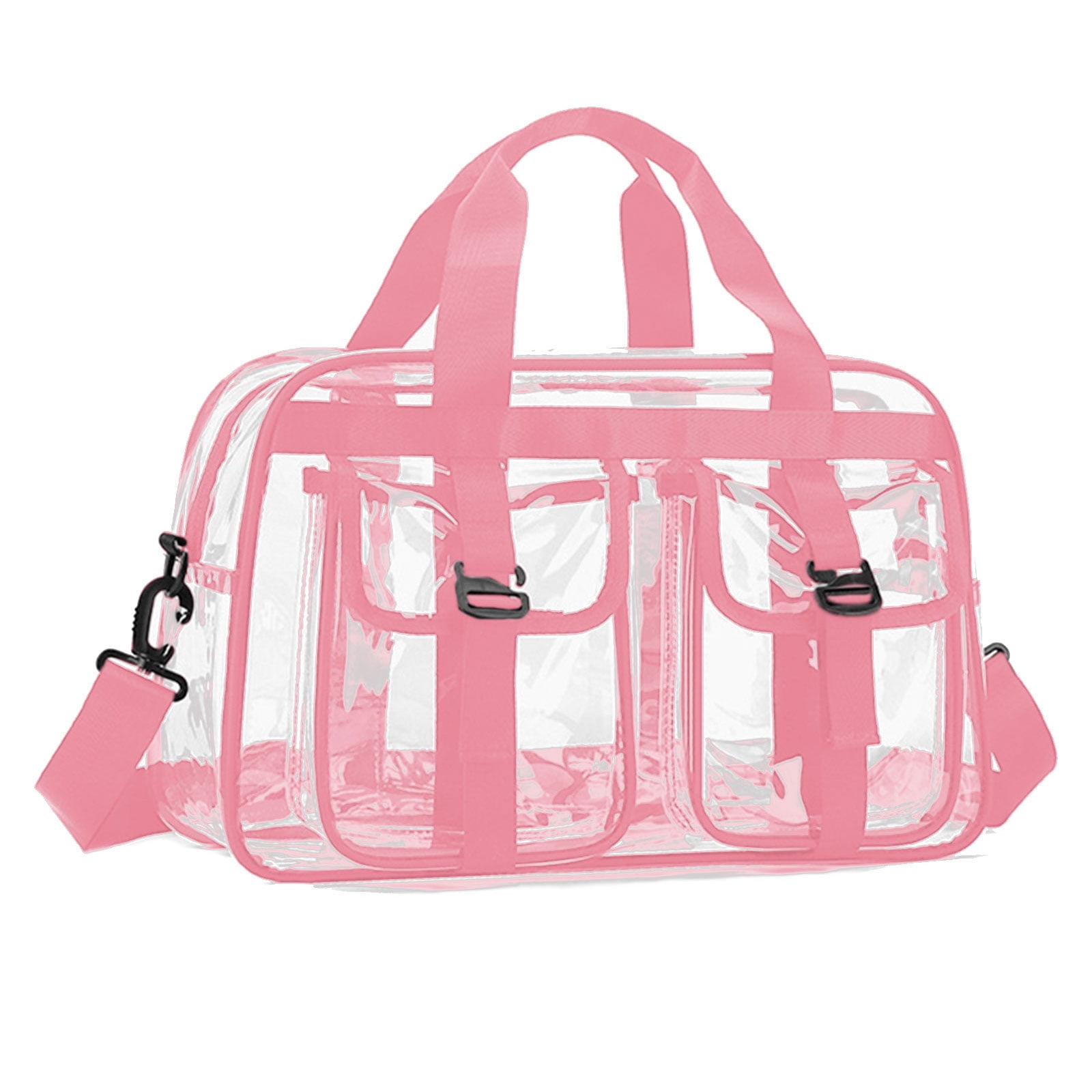 Clear PVC Sports Duffle Bag Spacious Organizers For Gym Swimming Pool ...
