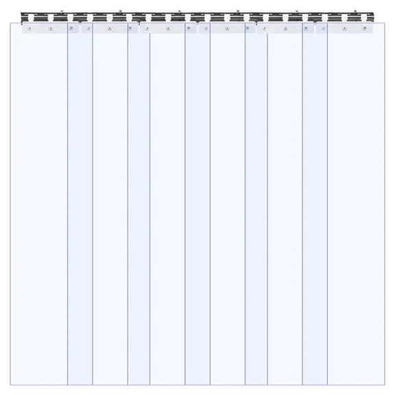 Plastic Warehouse Curtains for Doors in Clear and PVC Options