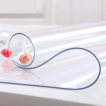 Cut Size in USA for You Soft Glass Crystal Clear Transparent PVC Table ...