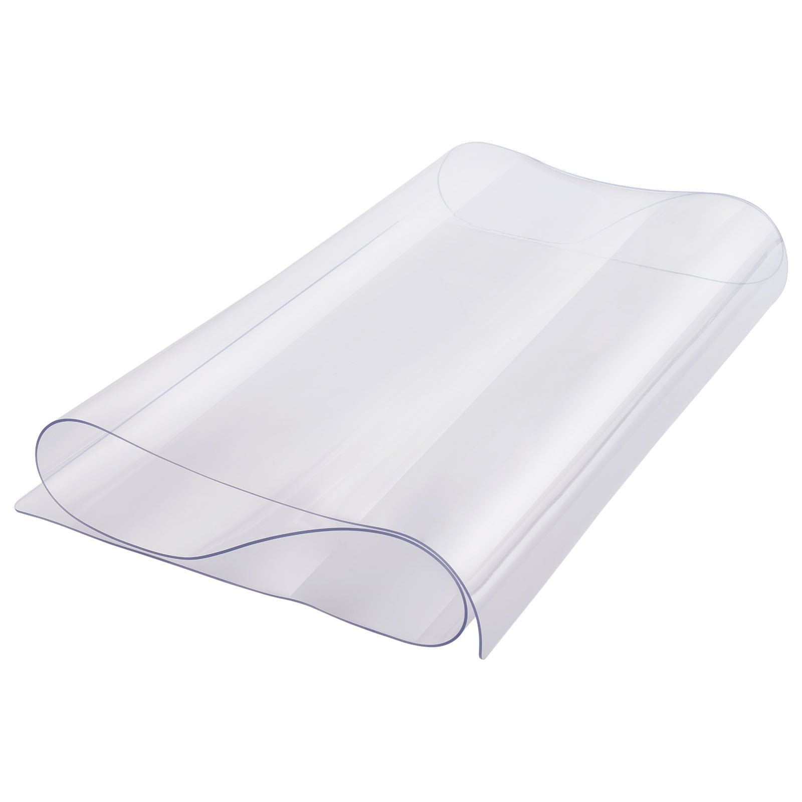 Clear PVC Table Protector 14x24 Inch, 1.5mm Thick Plastic Desk Mat ...