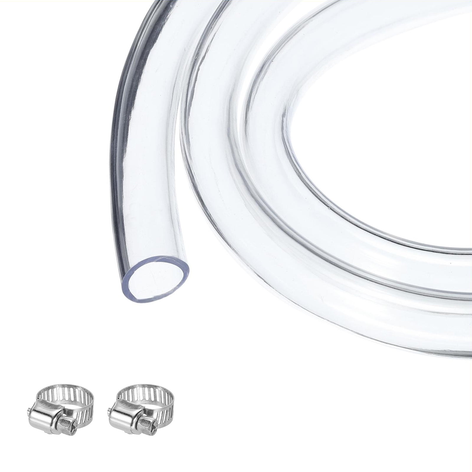 Clear Tubing 3/4" ID 1" OD Plastic Tube Flexible Water Hose 10ft, 19mm ...