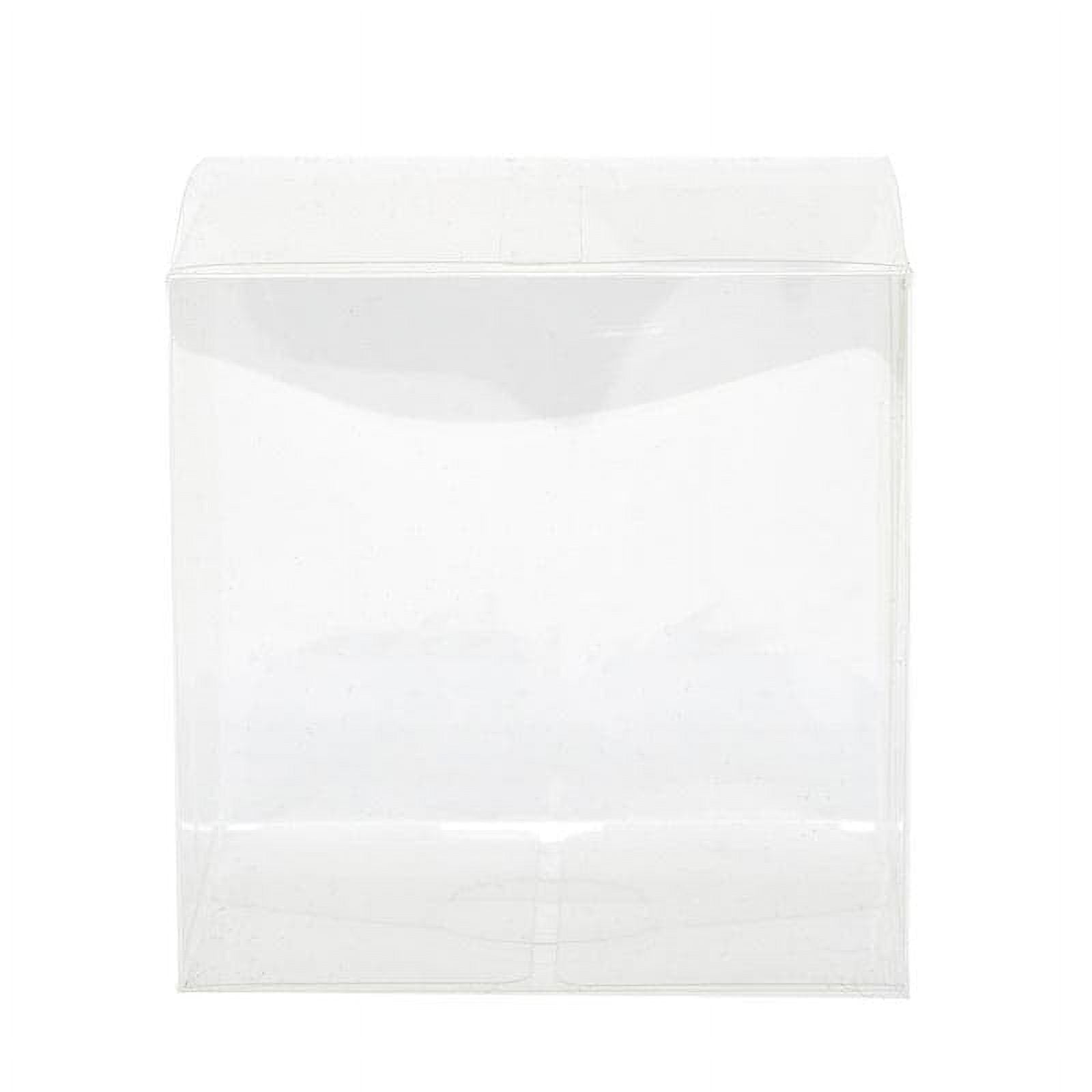 Clear PVC Tuck Top Box 4" X 4" X 7" | Quantity: 50 by Paper Mart ...