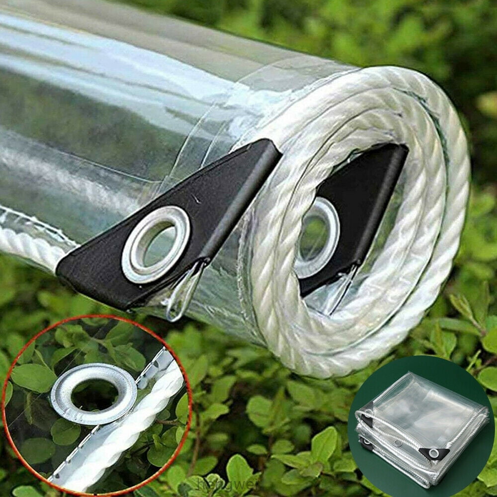 Walmart Clear PVC Vinyl Tarp, Waterproof Outdoor Cover for Patio ...