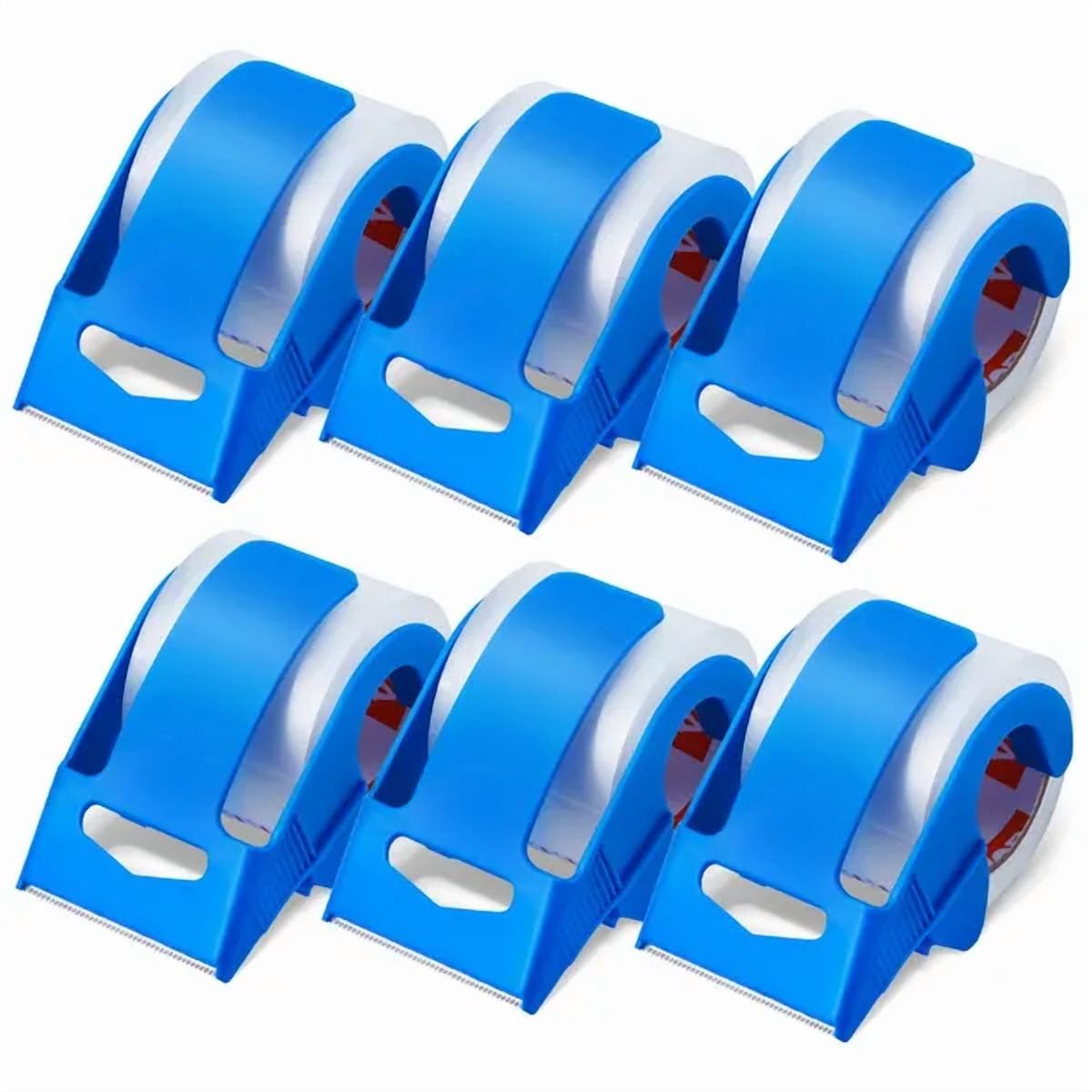 Clear Packing Tape 6 Rolls 25 Yards with Dispenser 2.7 Mil - Walmart.com