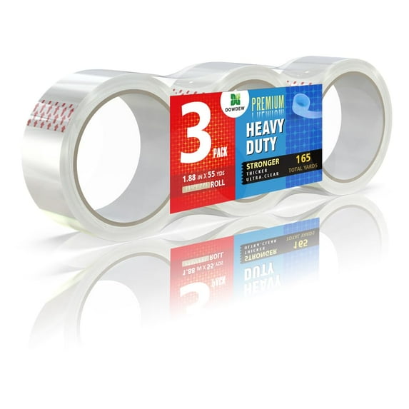 Clear Packing Tape, Heavy Duty Packaging Tape 1.88 inch x 55 Yards ...