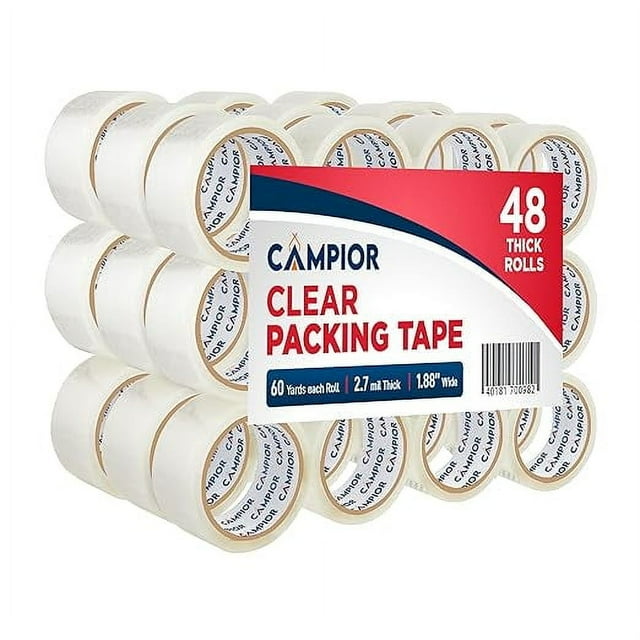 Clear Packing Tape - Heavy Duty Packaging Tape for Shipping, Packaging ...