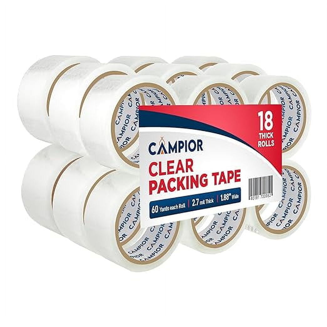 Clear Packing Tape - Heavy Duty Packaging Tape for Shipping, Packaging ...