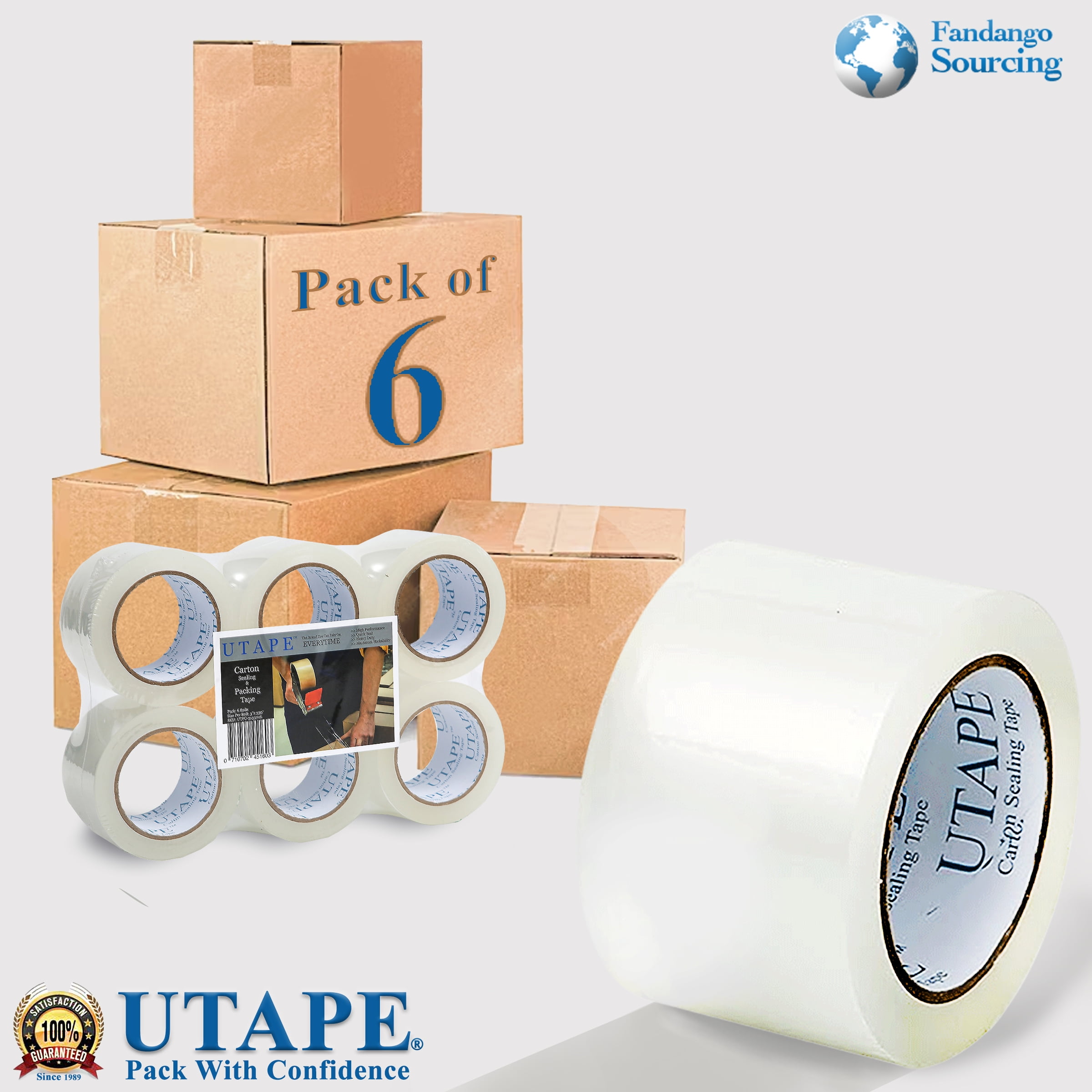 Clear Packing Tape for Secure Packaging, Shipping Tape, Adhesive Tape ...