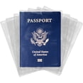 Clear Passport Protector Holder Plastic Passport Cover Vinyl ID ...