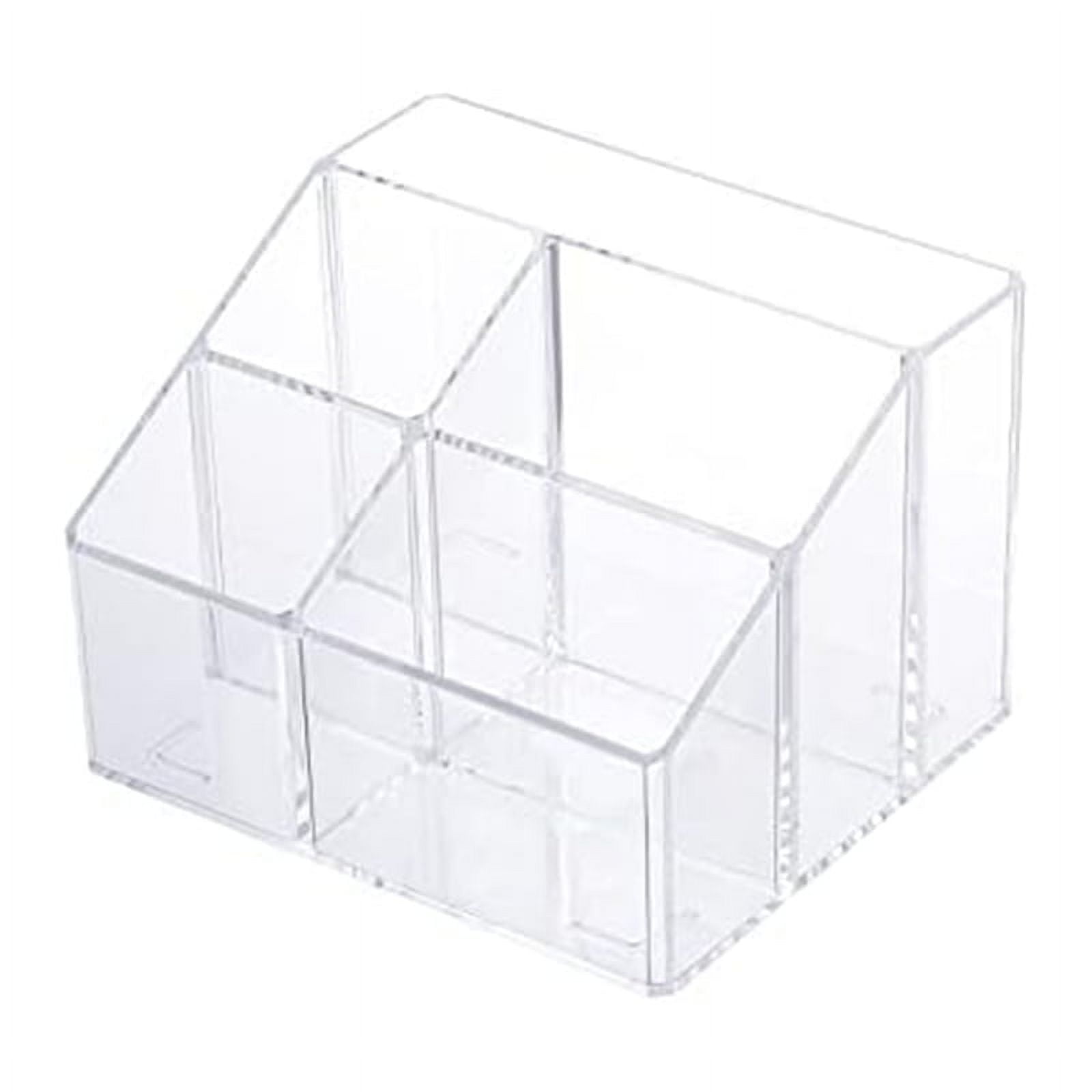 Clear Pen Organizer for Desk, Plastic Office Supply Storage and ...