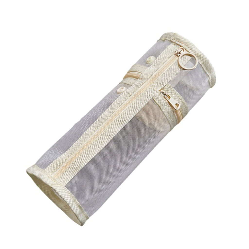 Clear Pen Pouch Mesh Pen Case Large Capacity Pencil Bag Simple Pencil ...