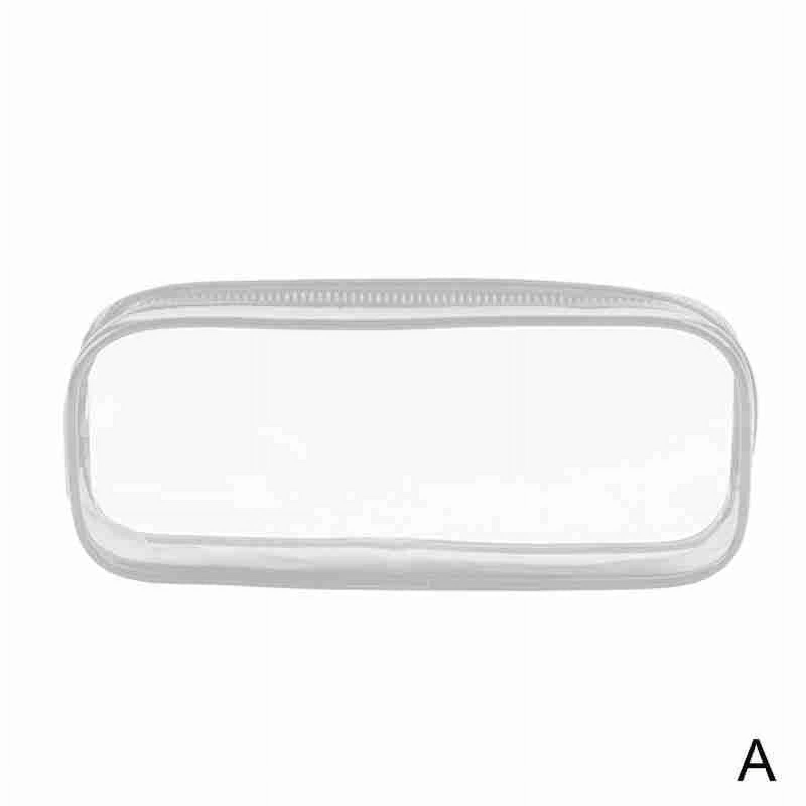 Clear Waterproof PVC Pencil Bag, Zippered Pouch for School Accessories ...