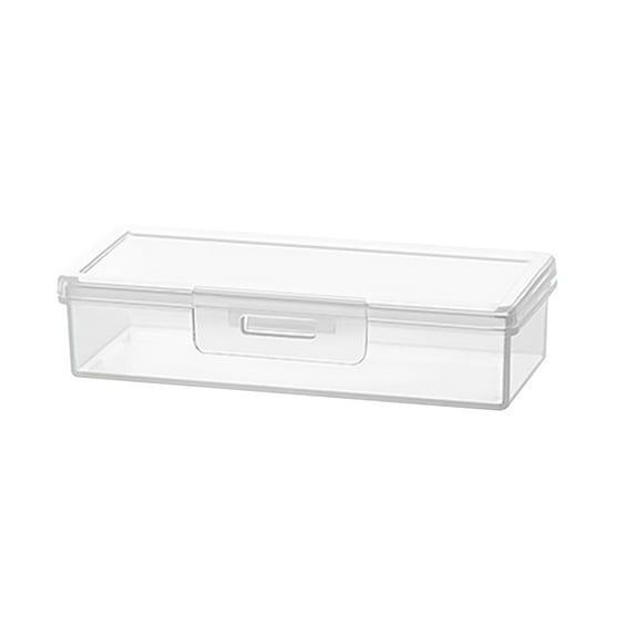 Clear Pencil Box Plastic Large Capacity Pencil Cases Boxes with Snap ...