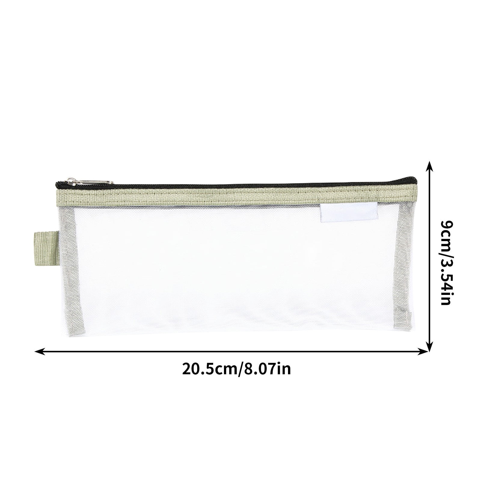 Clear Pencil Pouch, Mesh Pencil Case Makeup Bags Mesh Zipper Pouch Bags ...