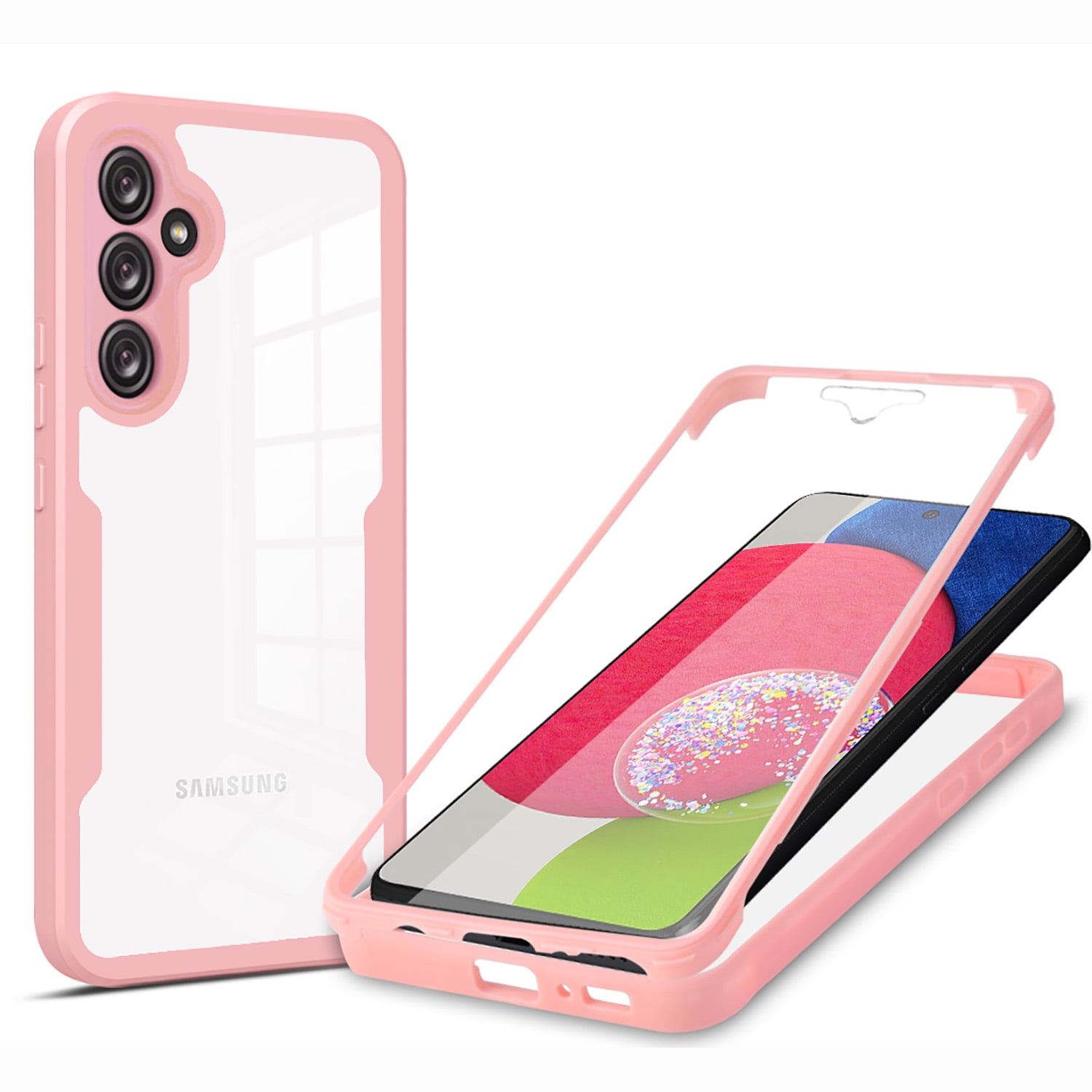 Clear Phone Case for Samsung Galaxy A35 with Built-in Screen Protector ...