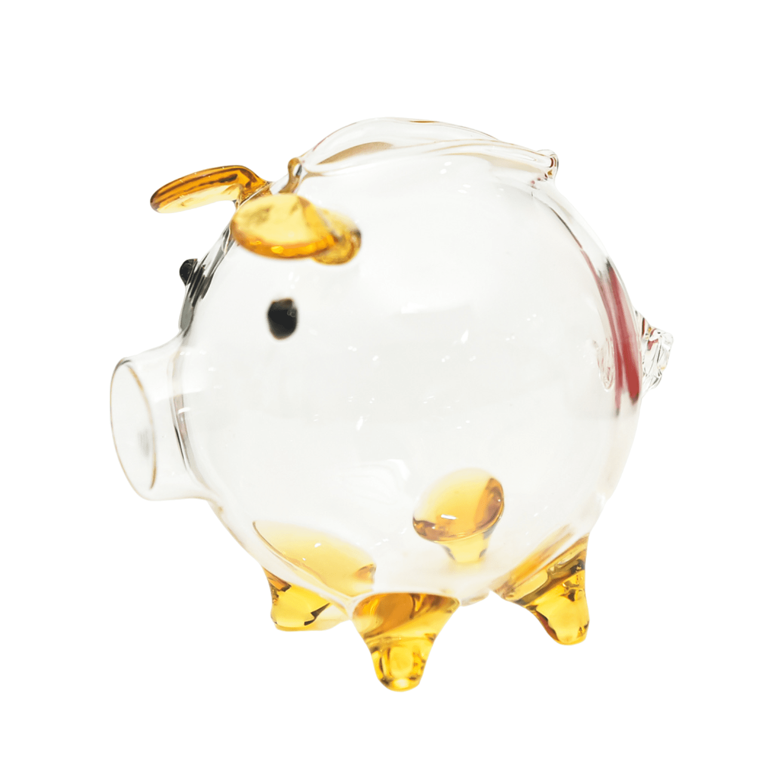 Clear Pig Coin Bank, Money Bank, Unbreakable Novelty Adorable Creative ...