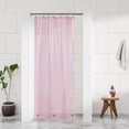 Clear Pink Stall Shower Curtain Liner with 3 Magnets - 36" x 72 ...