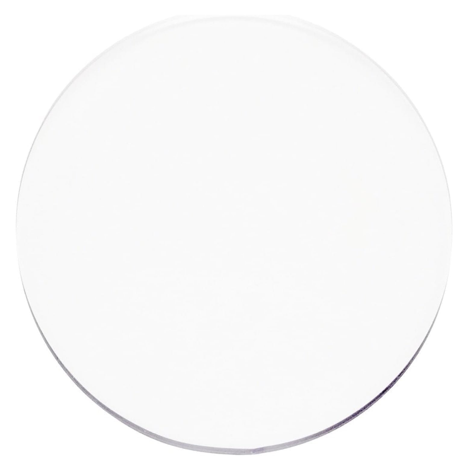 Clear Placemats Set of 4, USA Made, Safe, 12 Inch Round, 2mm Thick ...