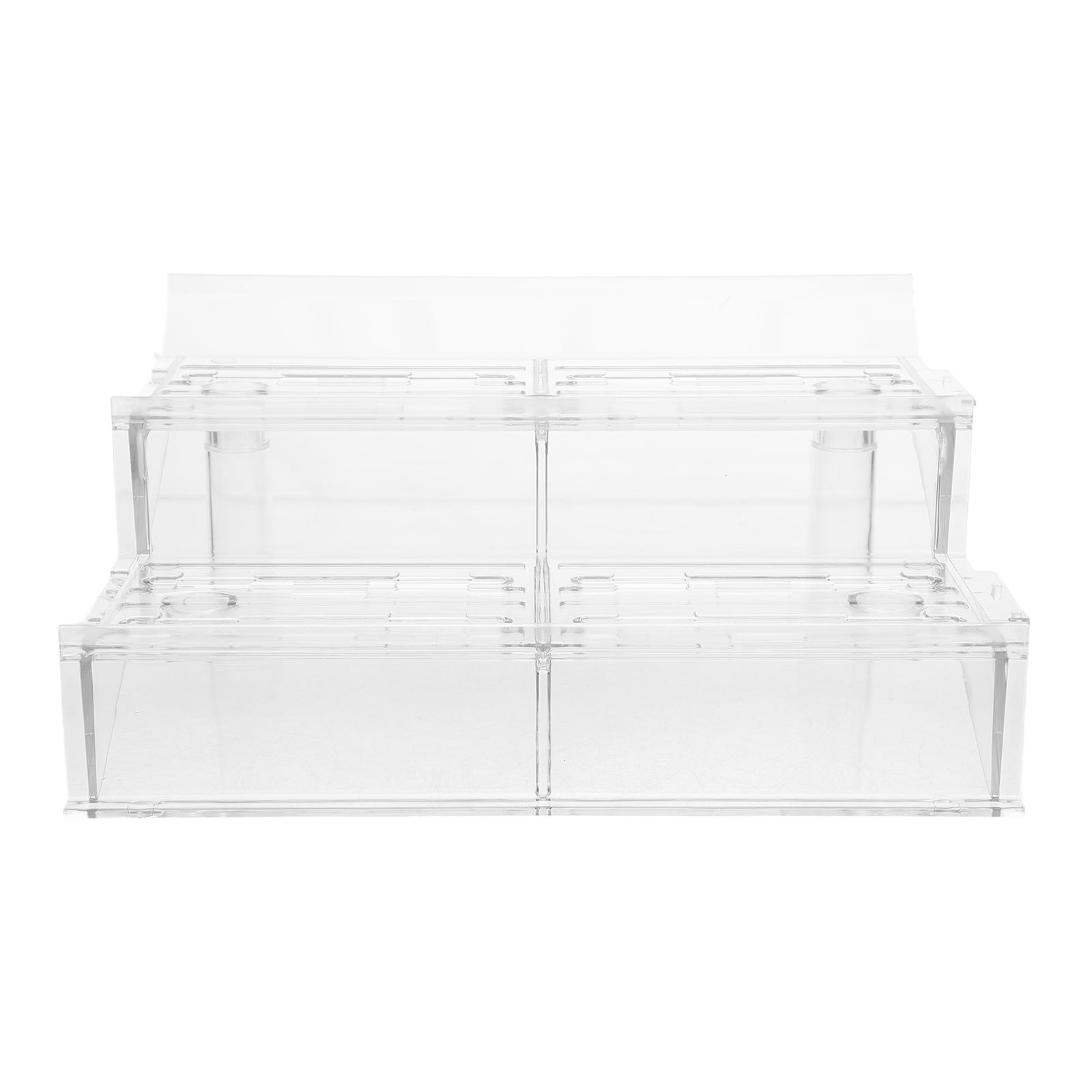 Clear Plastic 2 Tier Display Stand For Fruits And Vegetables For ...
