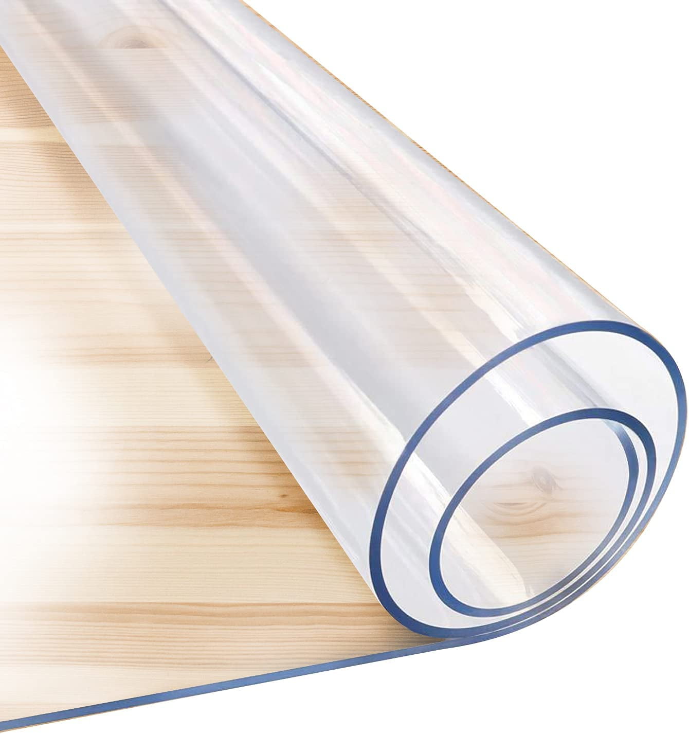 Clear Plastic 48 x 24 inches - 1.5mm Thick Table Cover Plastic or or ...