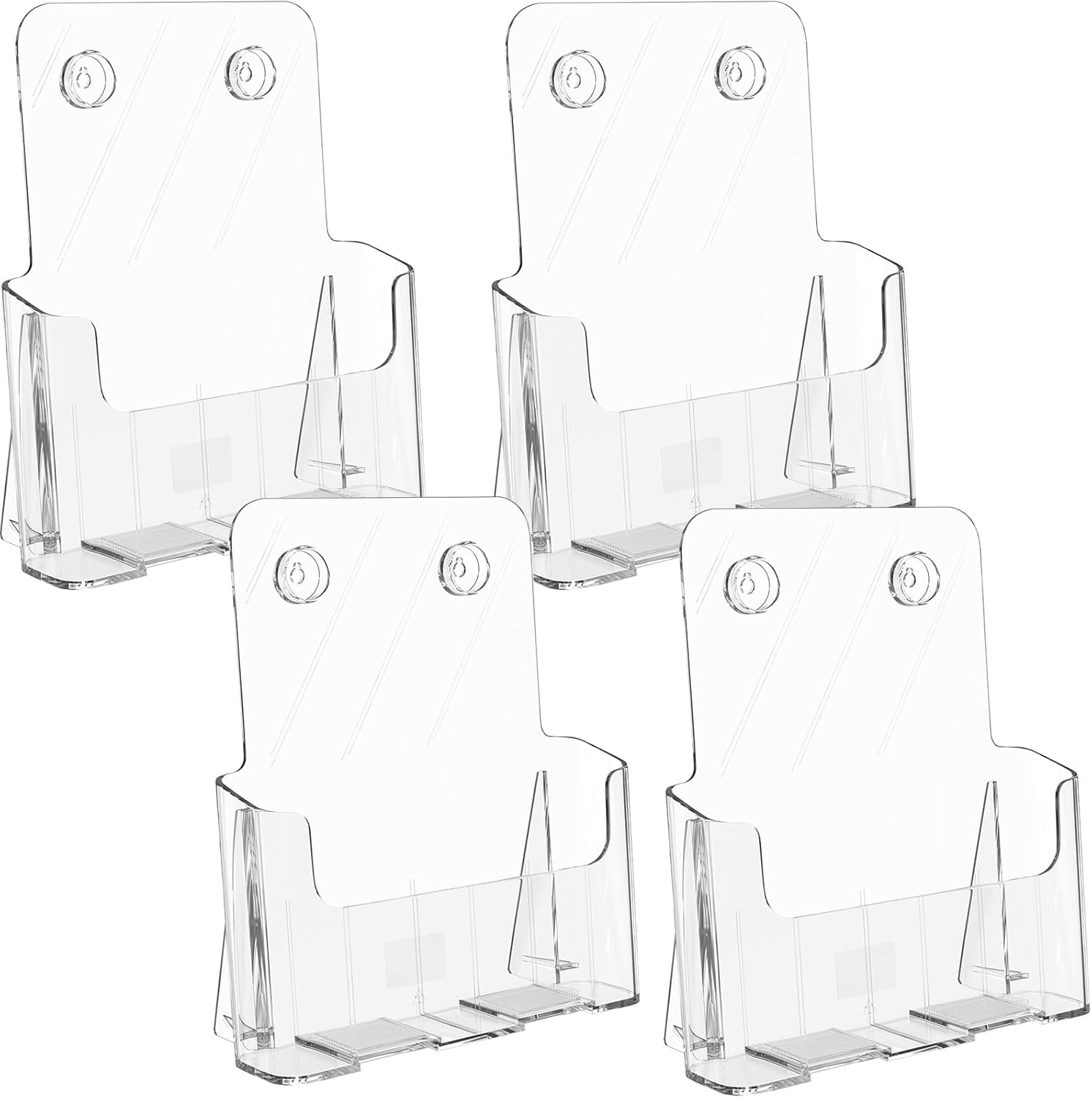 Clear Plastic Acrylic Brochure Holder, 8.5x11 Inch Literature Display ...