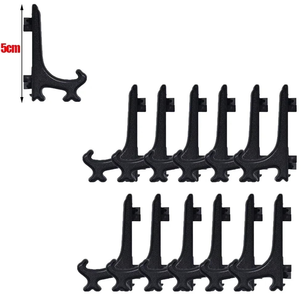 Clear Plastic Acrylic Easels Table Top Plate Holder Dish Bowl Racks ...