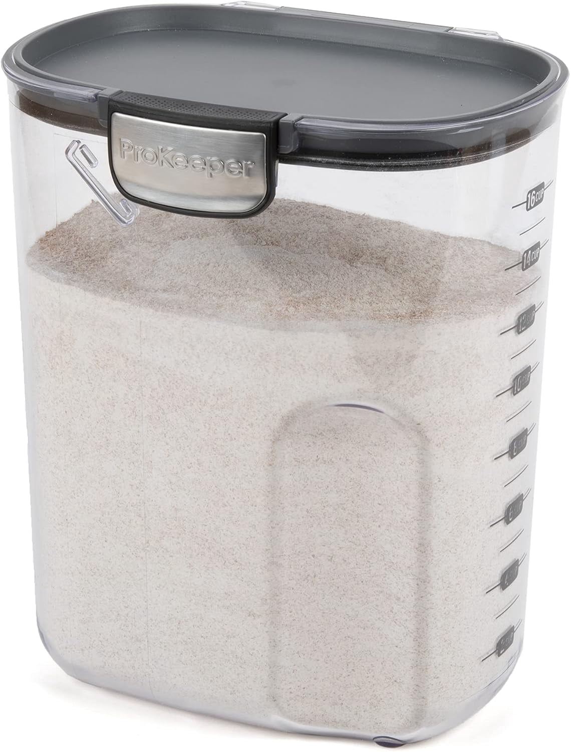 Clear Plastic Airtight Food Baker's Kitchen Storage Organization ...