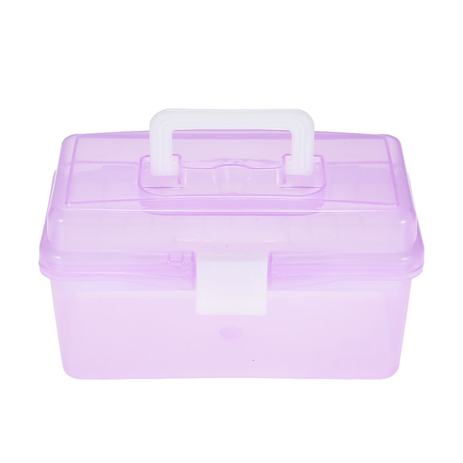 Clear Plastic Art Storage Box Watercolor Oil Painting Supplies ...