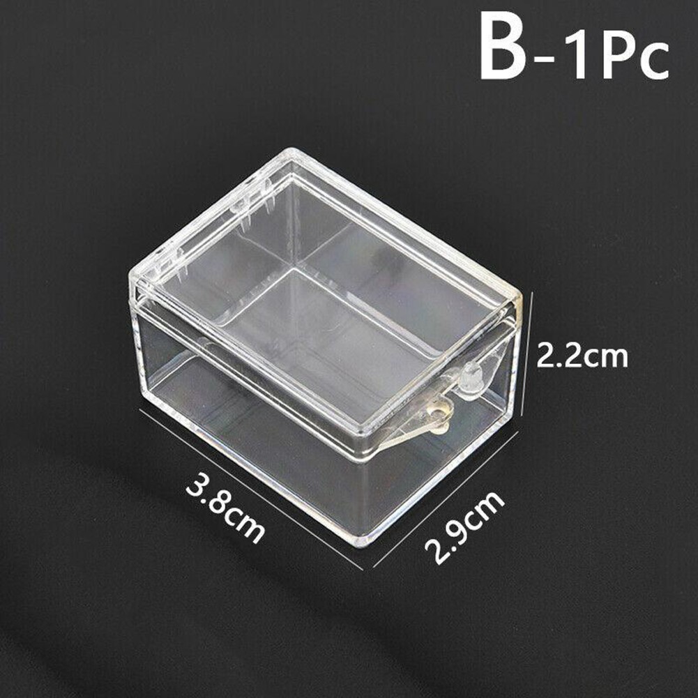 Clear Plastic Box Rectangular ct Specimen Display Desktop Storage Boxes ...