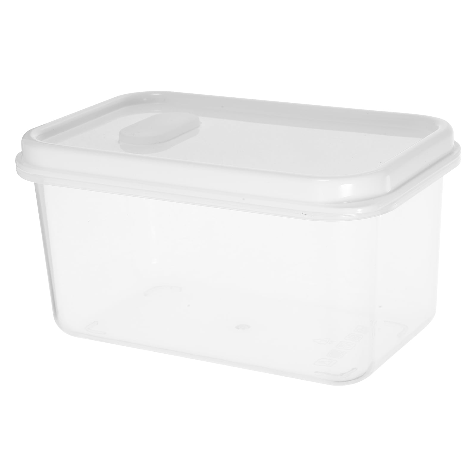 Clear Plastic Bread Box with Lid - Rectangular Loaf Storage Container ...