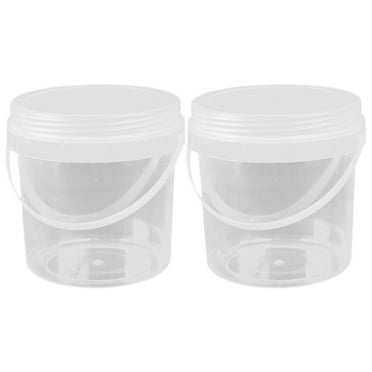 Food Grade Plastic Bucket Portable PP Bucket with Lid Round Thickened ...