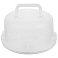 Eease Clear Plastic Cake Holder with Lid and Handle for Desserts and ...