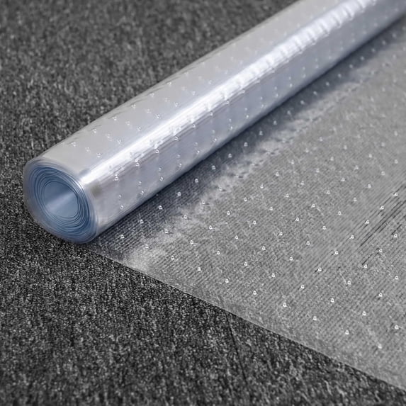Clear Plastic Carpet Runner 27in x 6ft Non-Slip Floor Protector with ...