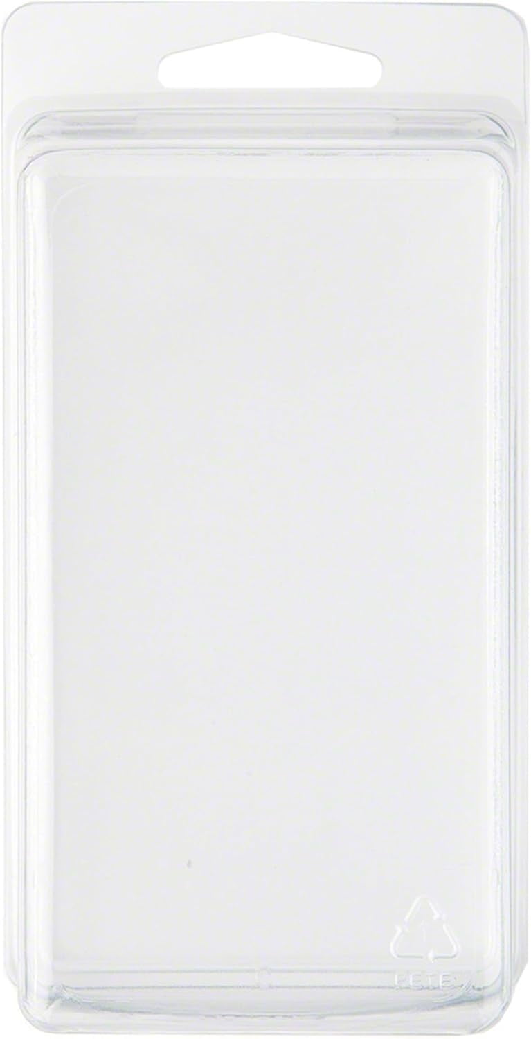 Clear Plastic Clamshell Package/Storage Container, 4.31" H x 2.44" W x ...