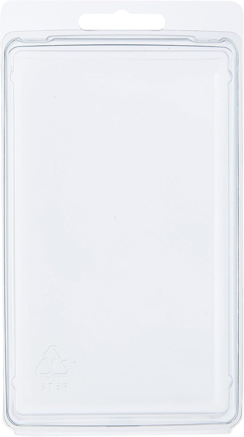 Clear Plastic Clamshell Package/Storage Container, 5.125" H x 2.9375" W ...