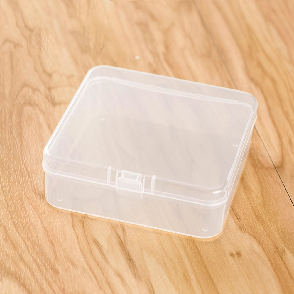 Clear Plastic Containers Small Storage 5 Pcs Square Jewel Cases ...