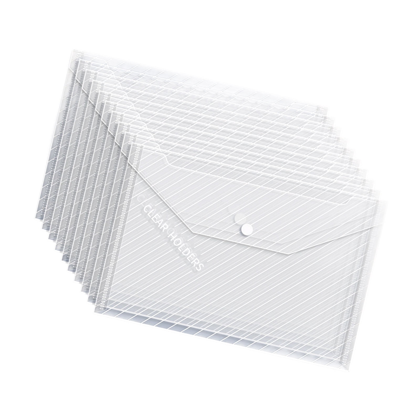 Clear Plastic Document Envelope Waterproof File Organizers For ...