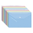 Clear Plastic Document Envelope Waterproof File Organizers For ...