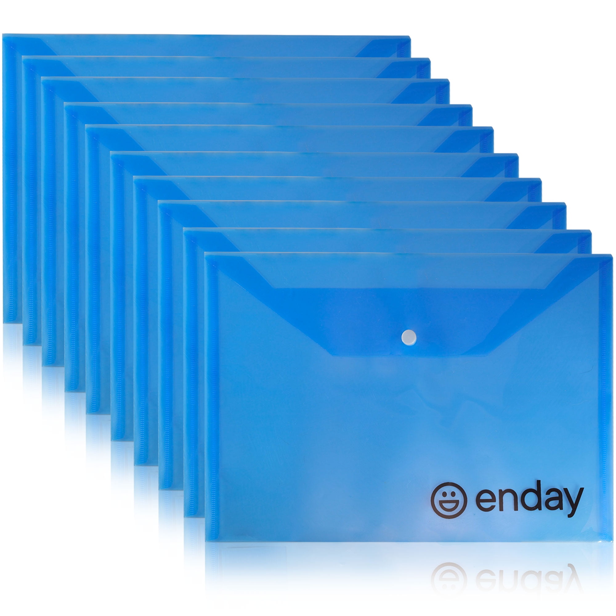Clear Plastic Envelopes, 10 Pack Clear Folders for Documents, A4 Letter ...