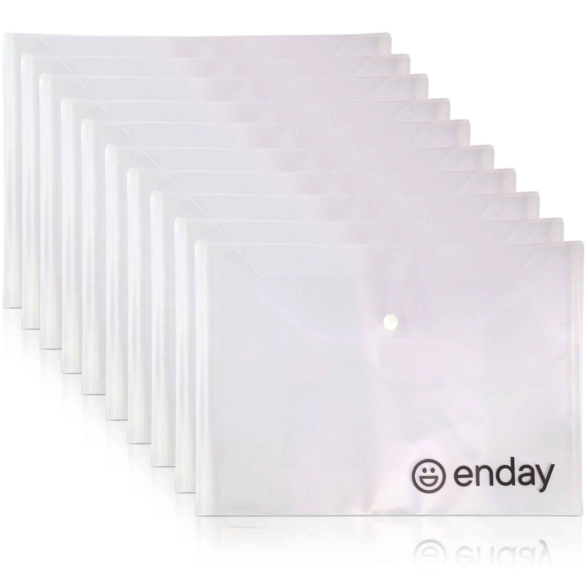 Clear Plastic Envelopes, 10 Pack Clear Folders for Documents, A4 Letter ...