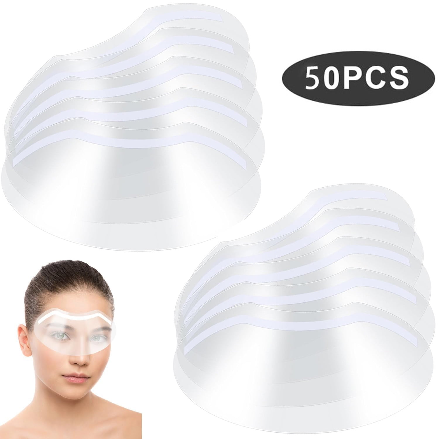 Clear Plastic Eye Shield for Showering,50 Pcs Shower Face Shields ...