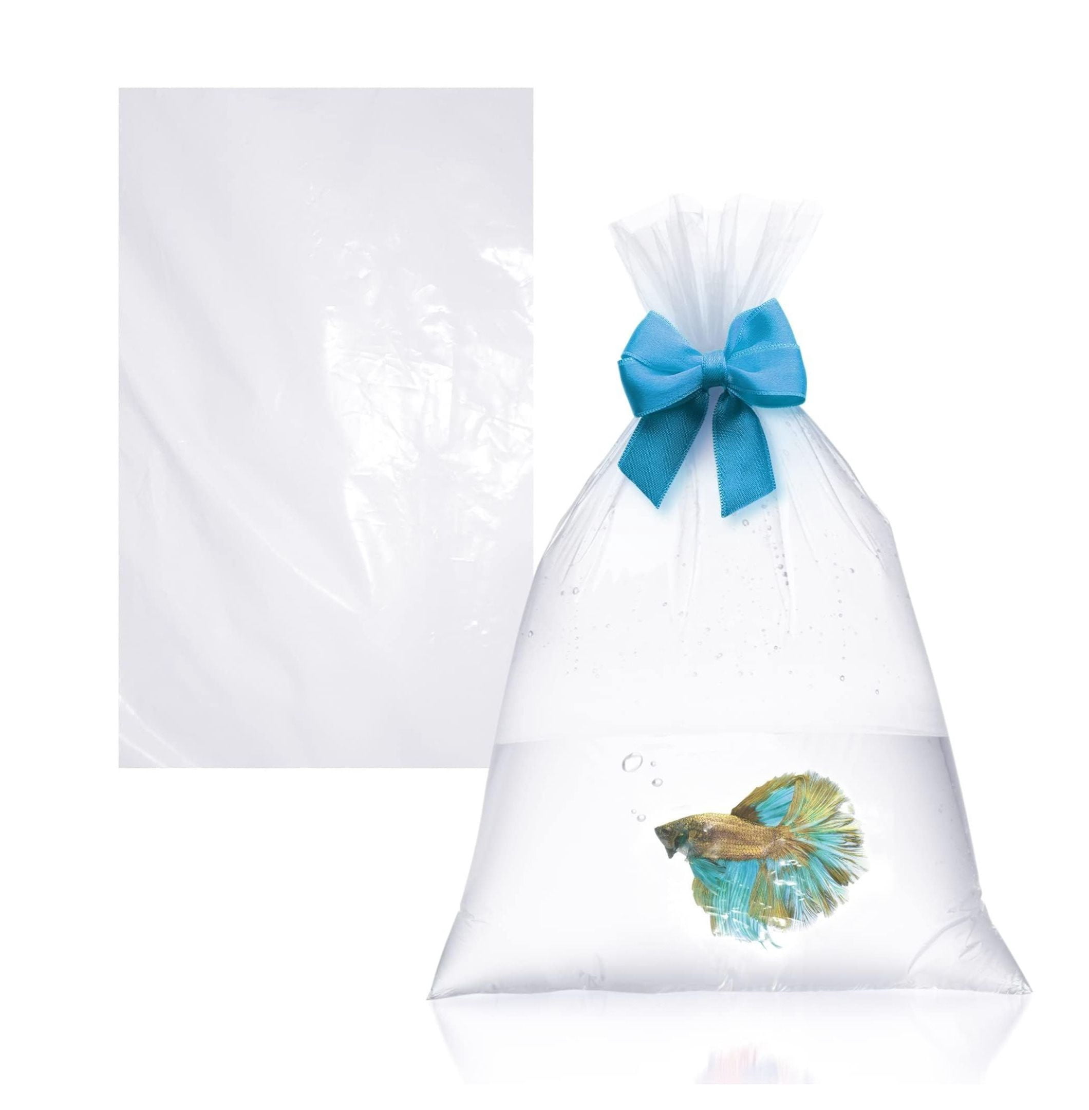 Clear Plastic Fish Bags for Live Fish, 6 x 12 Inch. Pack of 50 ...