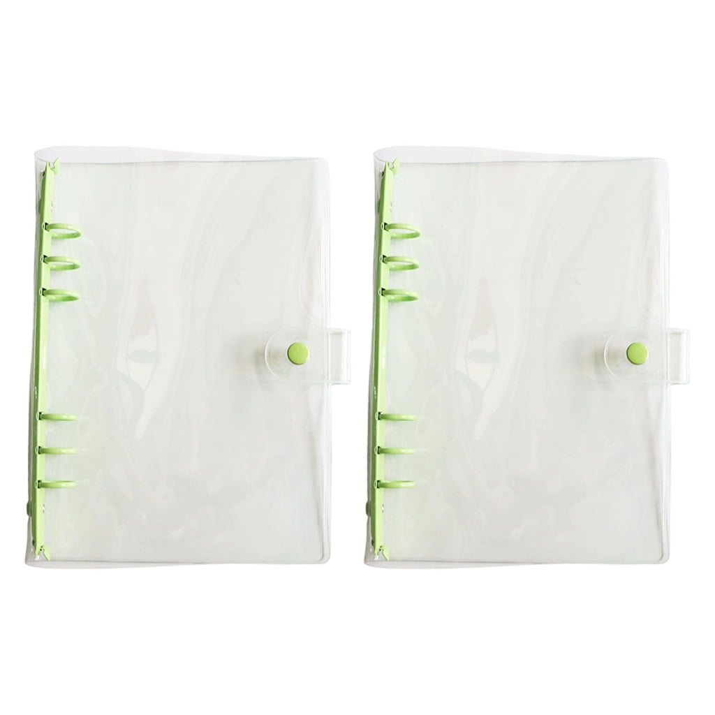 Clear Plastic Flexible Rings Binder Cover with Removable Pages for ...
