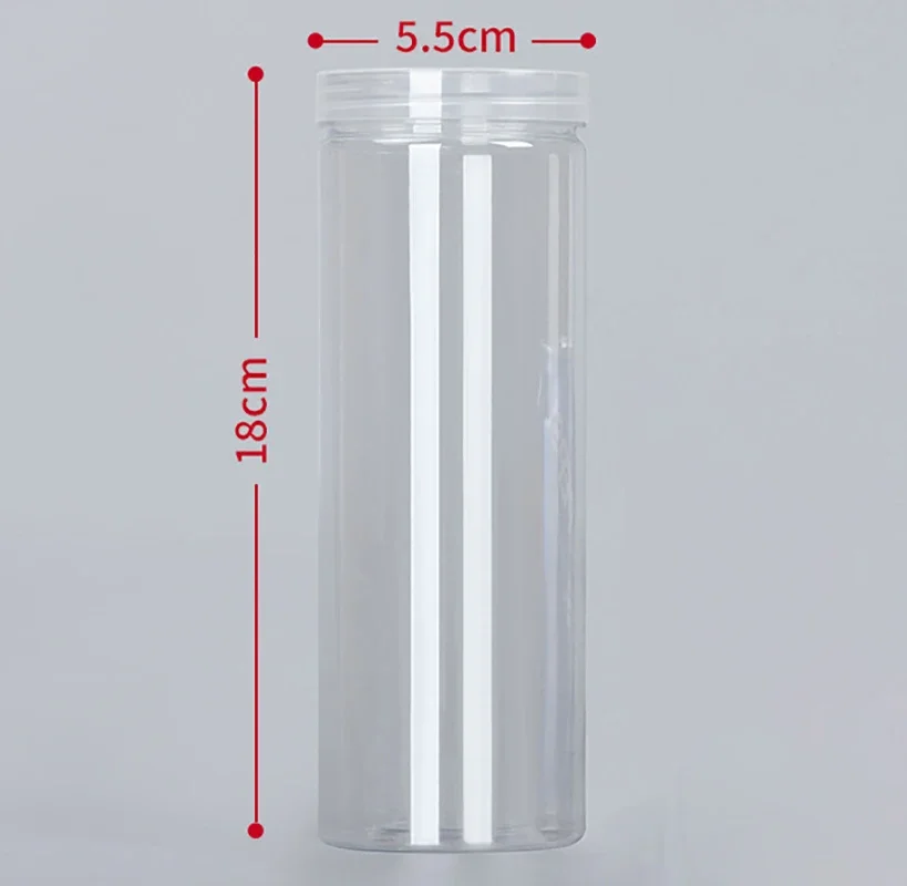 Clear Plastic Food Grade Wide Mouth Refillable Empty Jar for Cosmetic ...