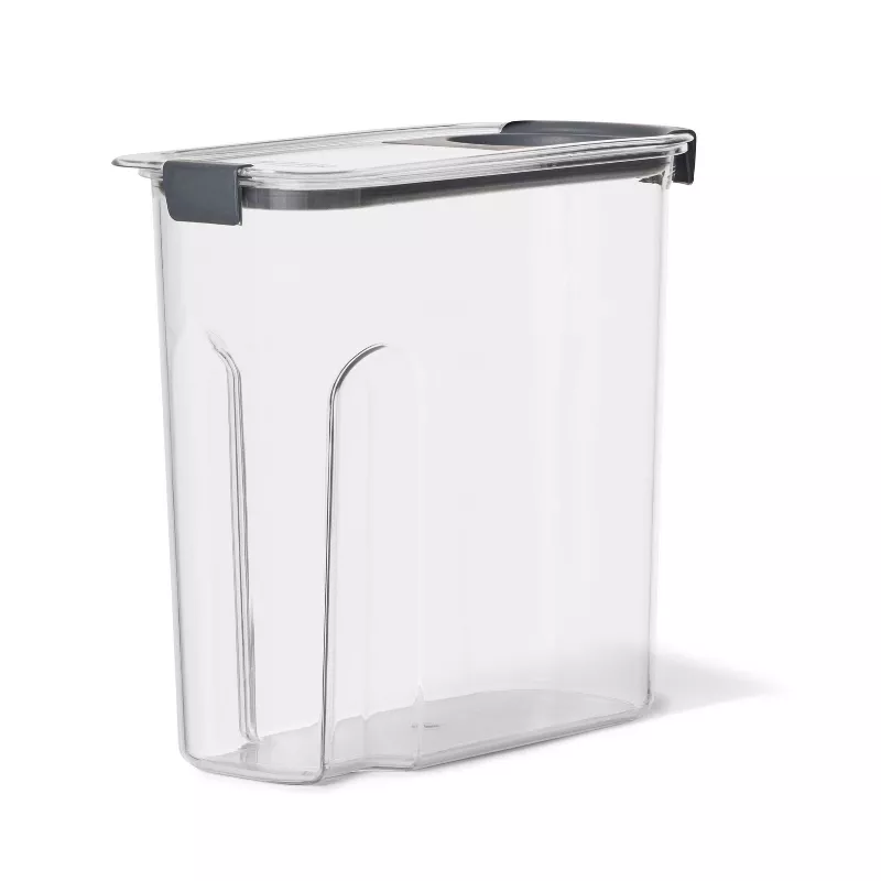 Clear Plastic Food Storage Container, Dishwasher & Freezer Safe ...