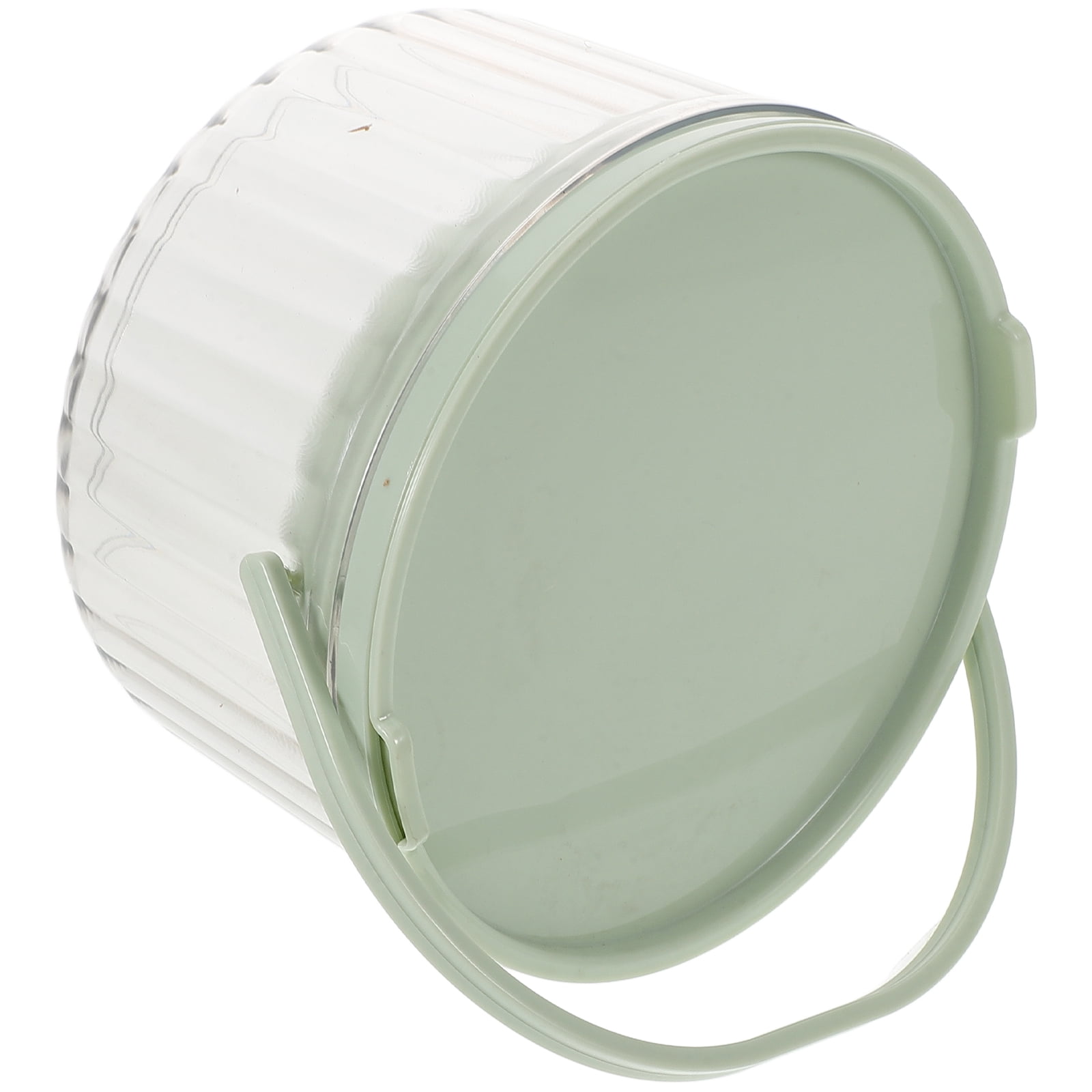 WHAMVOX Reusable Plastic Salad Container with Lid in Light Green for ...