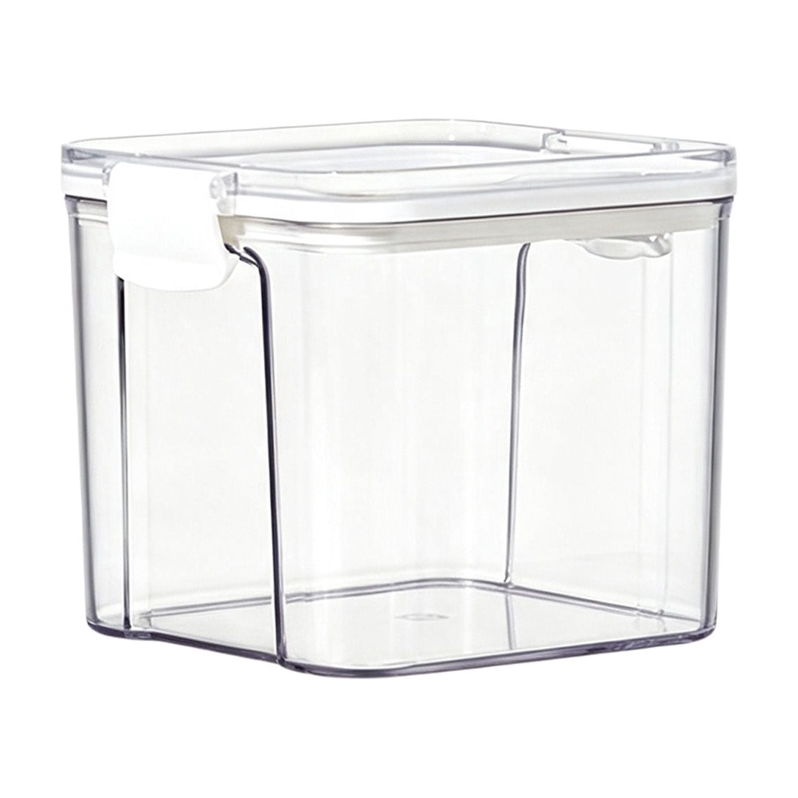 Clear Plastic Food Storage Container, Stackable Airtight Pantry ...